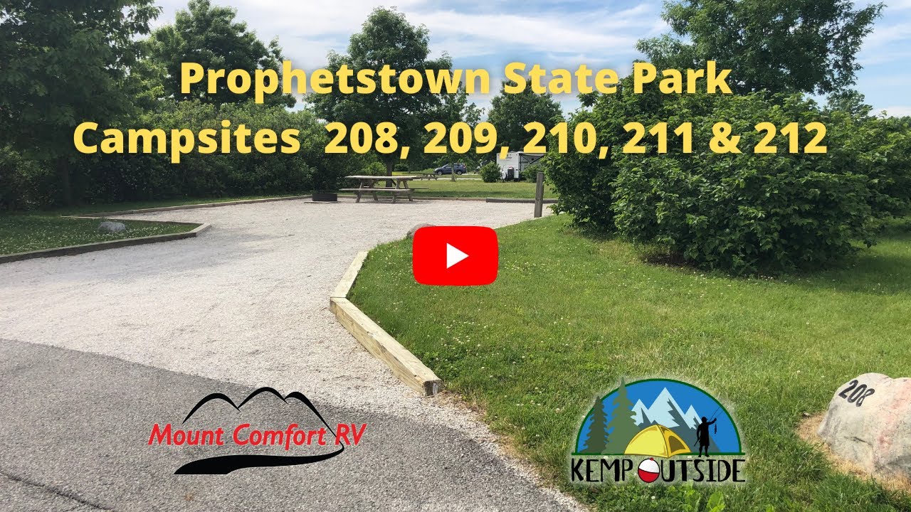 Prophetstown State Park Campsites 208, 209, 210, 211 & 212 | Campsite ...