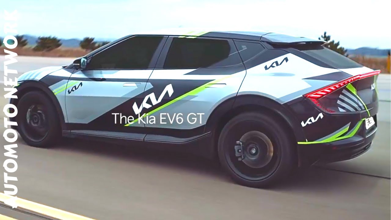 2022 Kia EV6 GT Drag race Faster than Porsche. - YouTube
