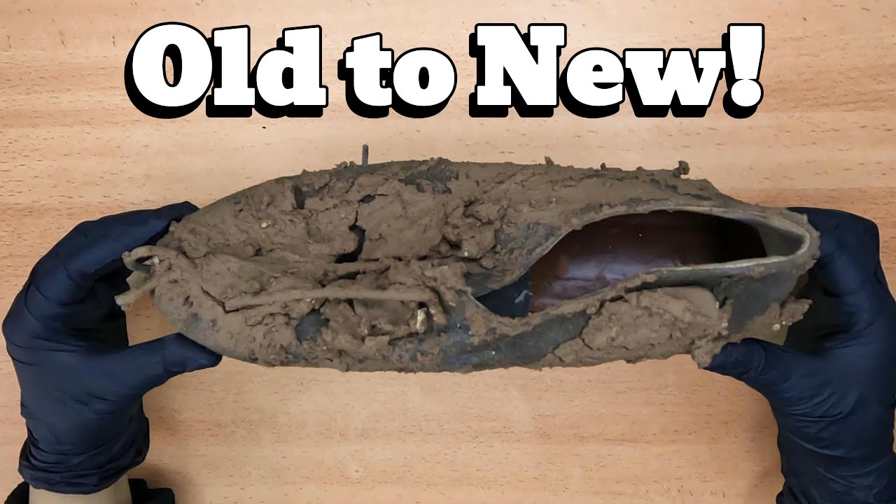 Deep Cleaning Old Men's Shoes – Restoring Filthy Leather to Like-New ...