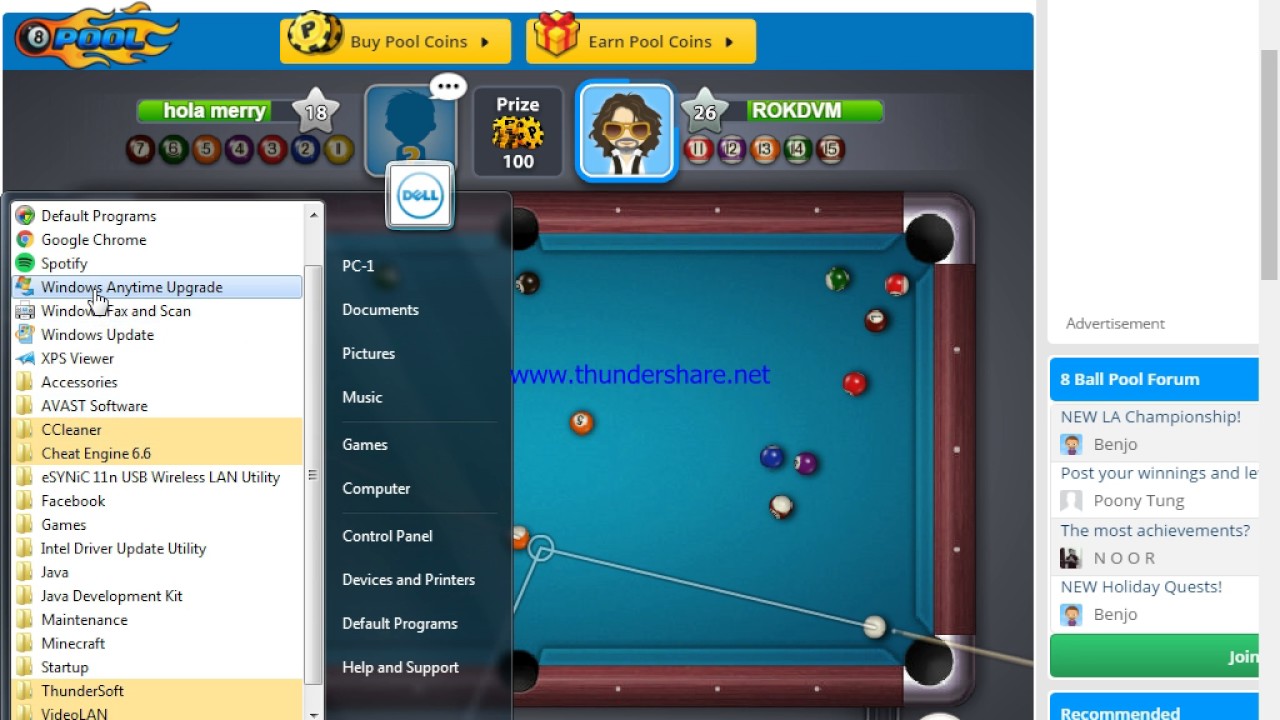 8 ball pool hack - YouTube