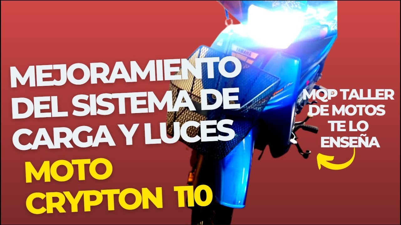 Yamaha Crypton 110 Potencia en Luces , Mejora Luces y Carga Bobina ...