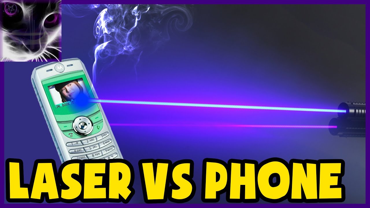DESTROYING Mobile Phone with Real LIGHTSABER (Laser) - YouTube
