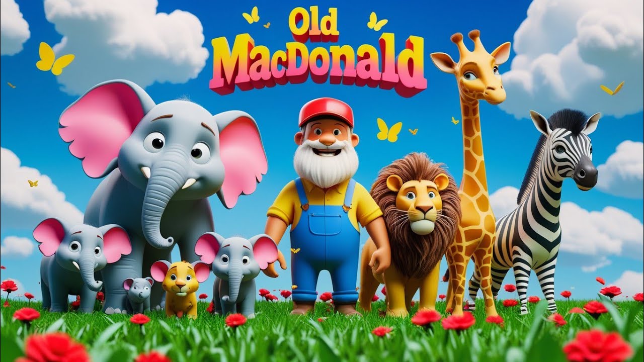 OLD MACDONALD | RAIN GO AWAY | JOHNY JOHNY YES MAMA & KIDS SONGS ...