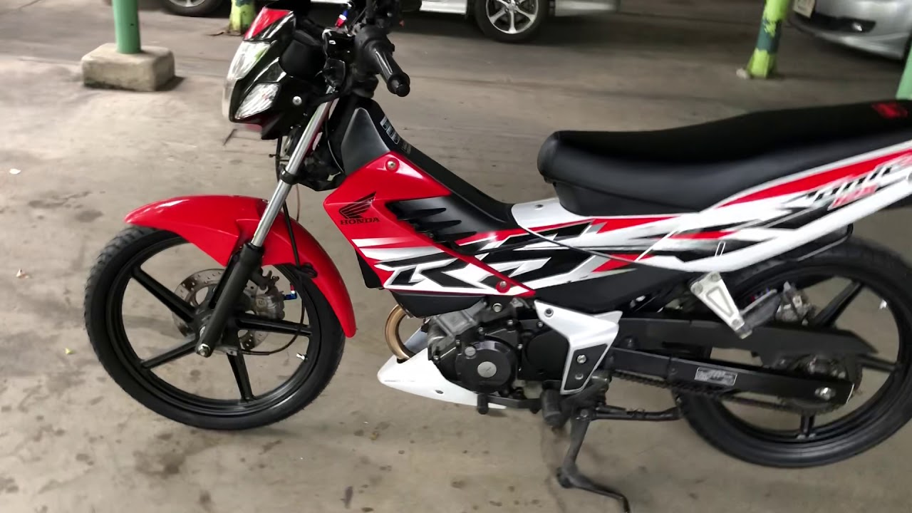 Honda sonic 125 สวยๆเดิมๆ เหมือนออกศูนย์ - YouTube