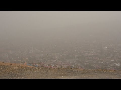 Kahramanmaraş'ı toz bulutu sardı