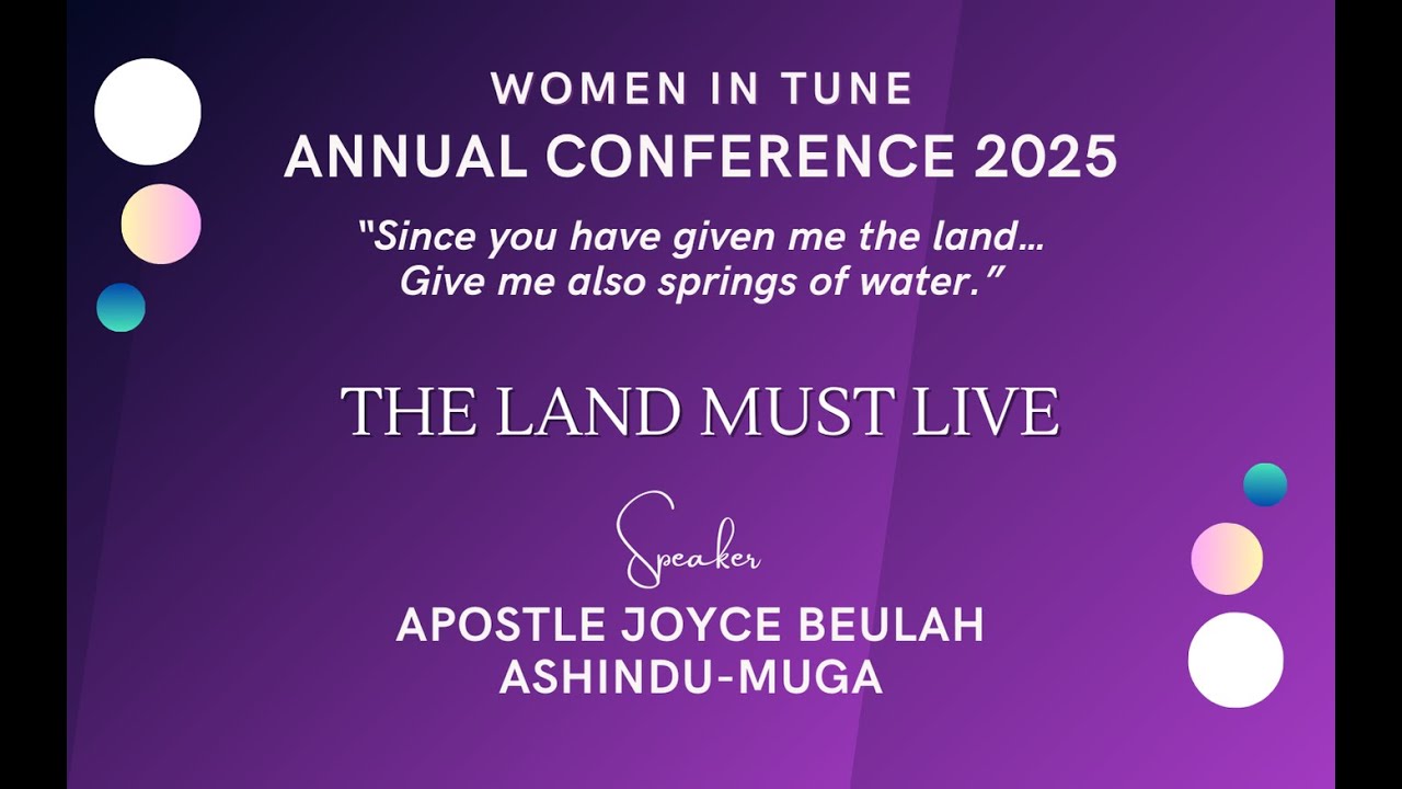 Part 2 - "The Land Must Live" - Apostle Joyce Beulah Ashindu-Muga - YouTube