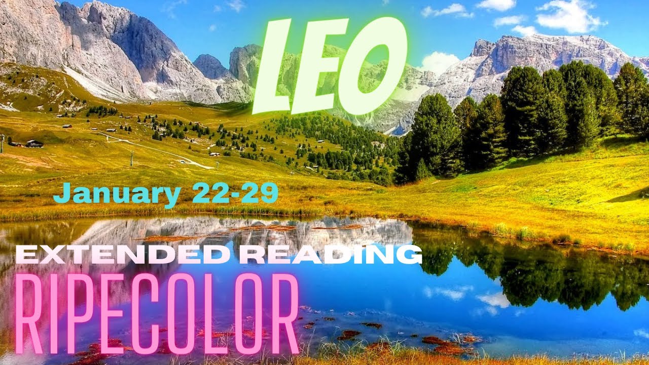 Leo Intuitive Tarot Reading January 22-29 2023 l Leo Tarot Reading ...