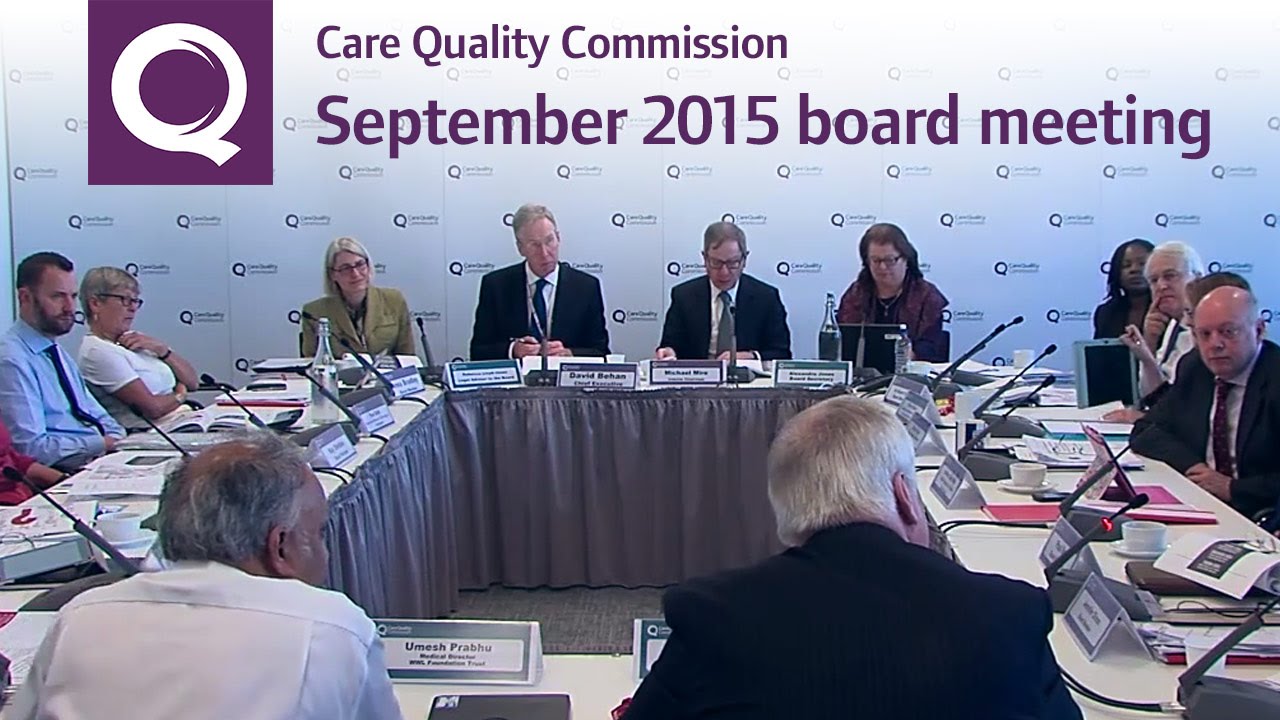 CQC Board Meeting 23 September 2015 - YouTube