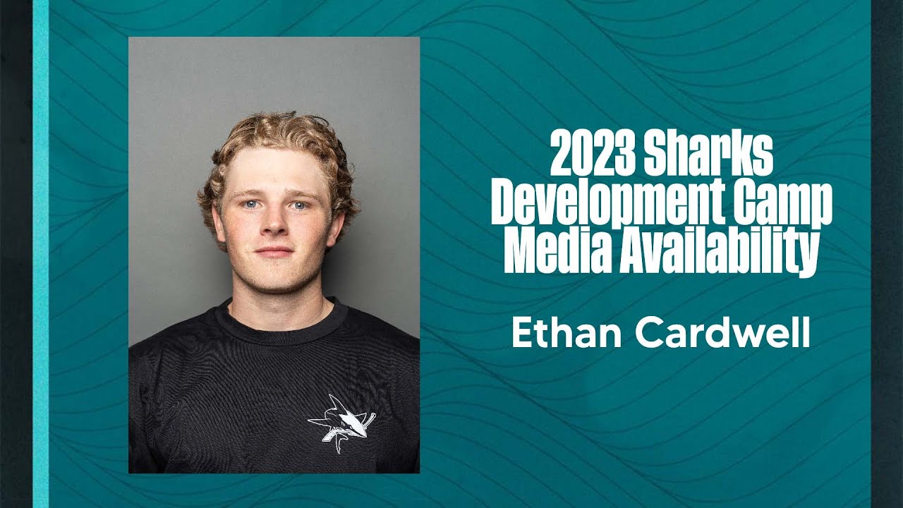 Ethan Cardwell speaks with Media at 2023 Sharks Development Camp - YouTube