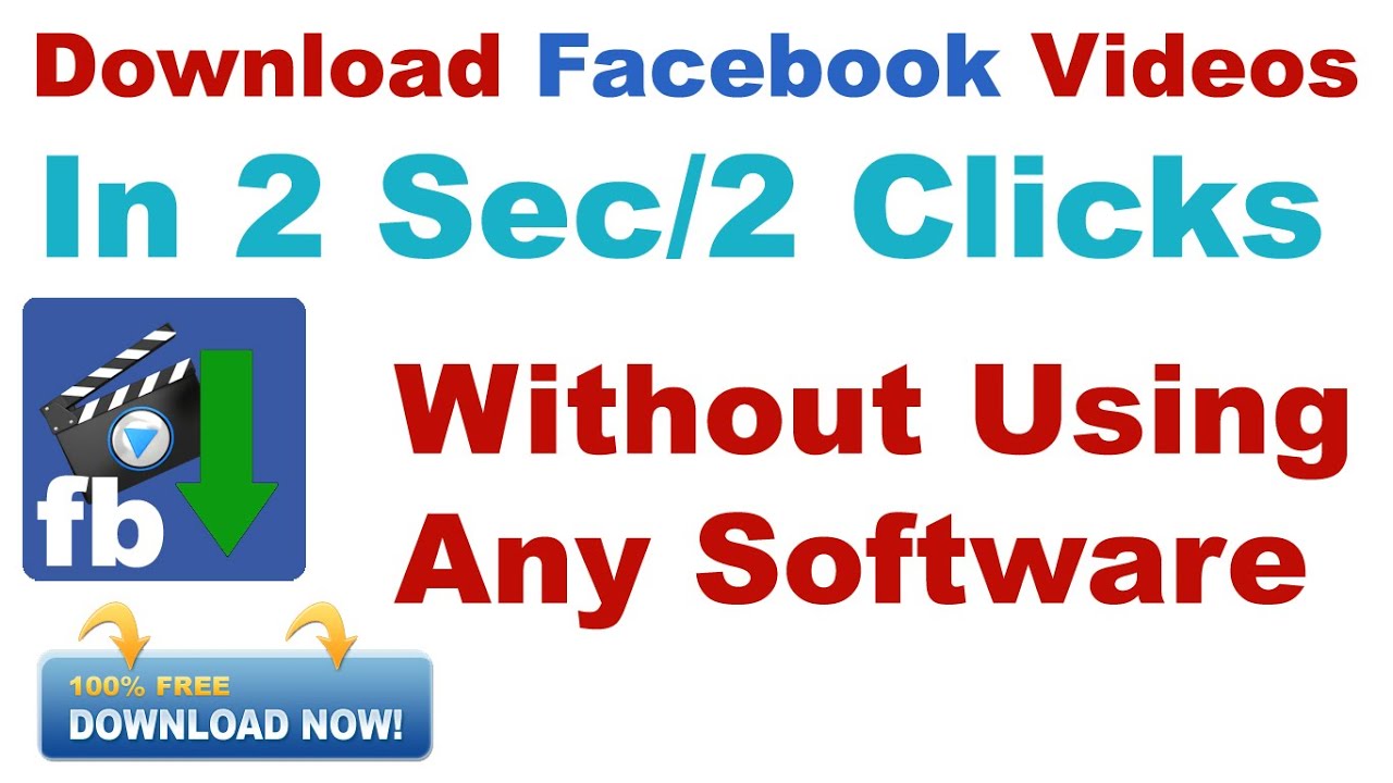 Download Facebook Videos Without Any Software in 2Sec/2Clicks- New ...