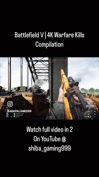 Battlefield V (4K 60FPS) Sniping Battle RTX 4090 PC Gameplay #reels #viralvideo #trending - YouTube