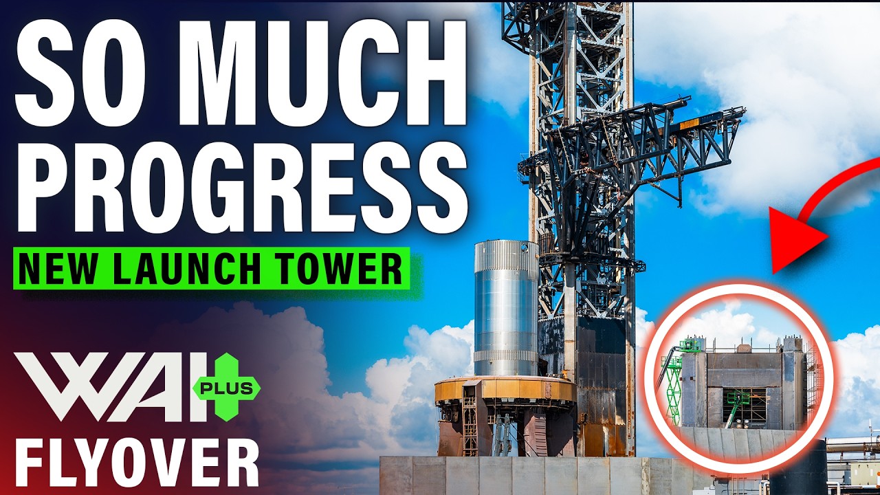 New Launch Tower - Rapid Progress at SpaceX' Starbase! - YouTube