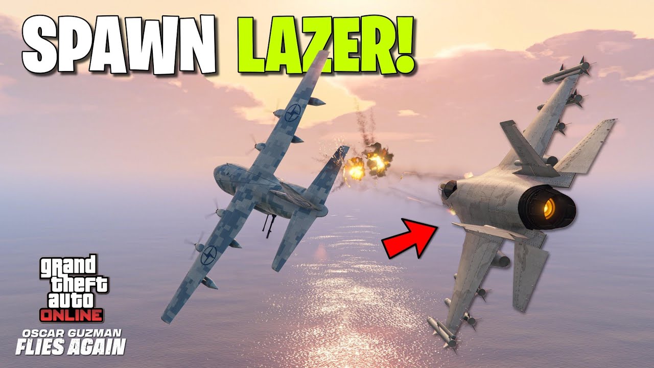 How to Spawn Lazer Jet in Titan Job Finale | GTA Online - YouTube