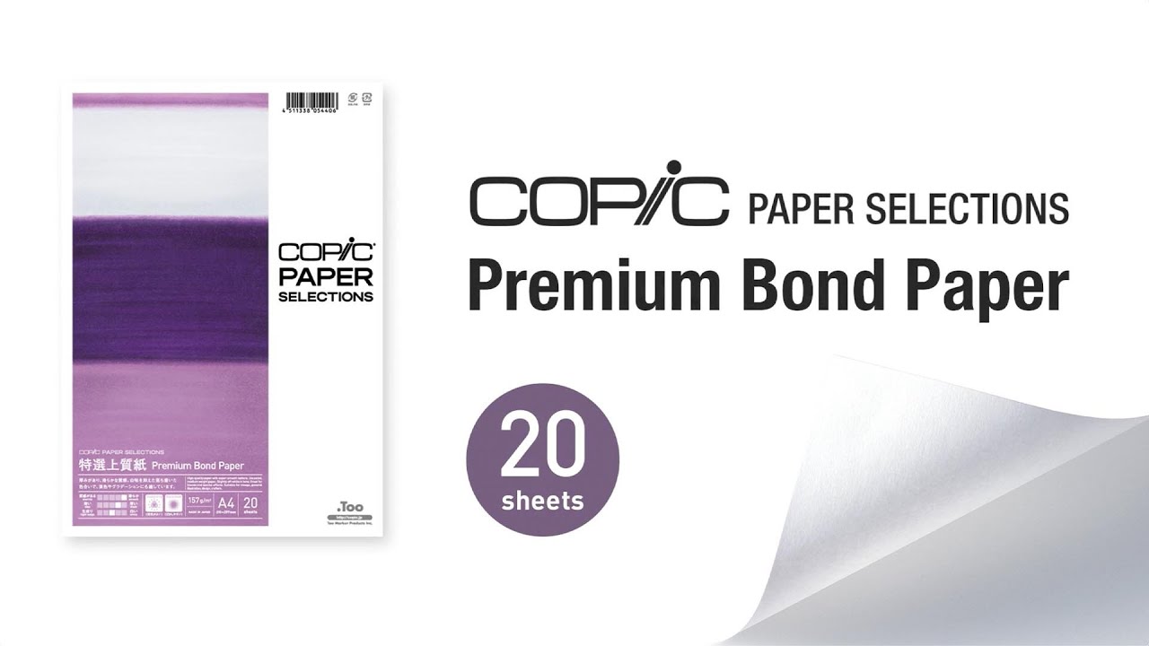 Copic Premium Bond Paper - YouTube
