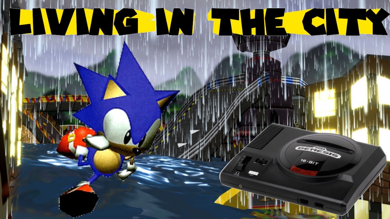 Sonic R - Livin' in the City (Radical City) - Sega Genesis/ Mega Drive ...
