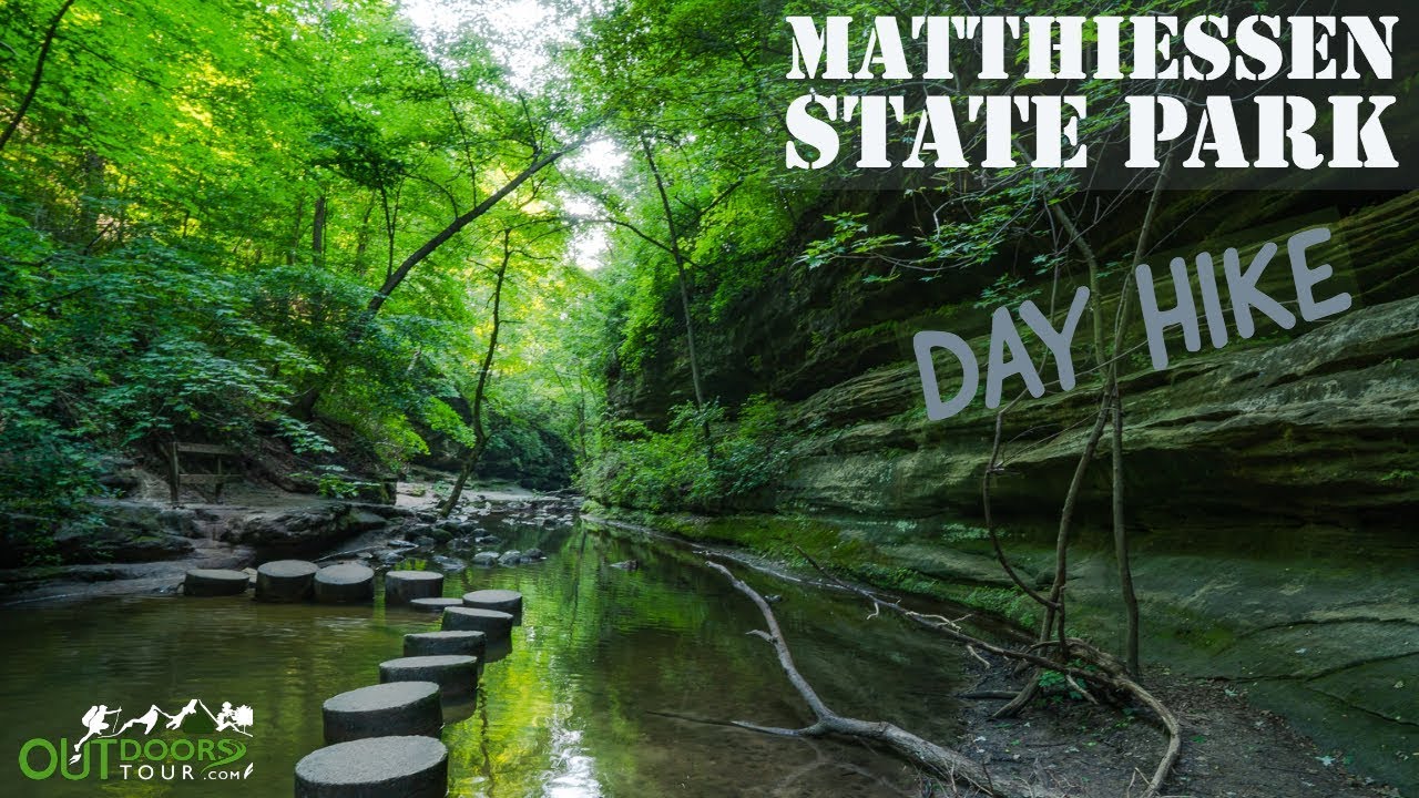 Hiking and Exploring Matthiessen State Park (Dells, Waterfalls and off ...