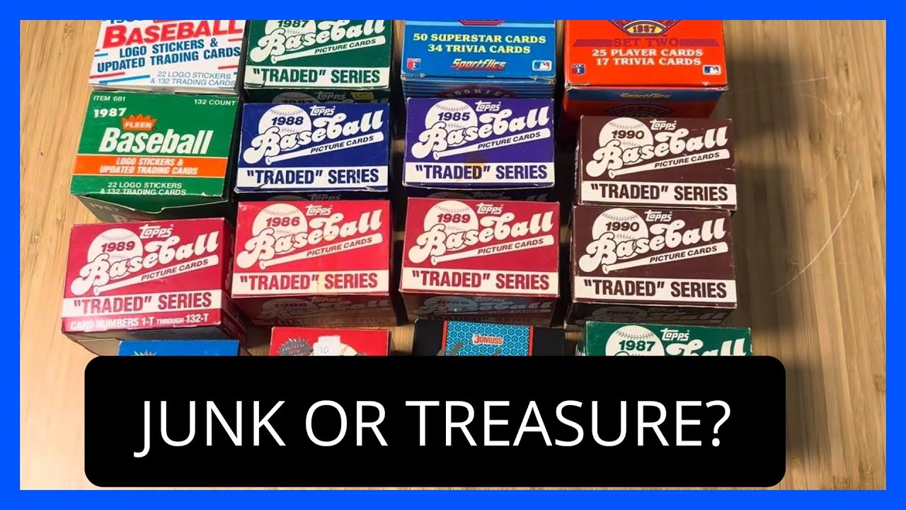 📦 UNBOXING Basement Treasures! 80s Topps Update & More from the junk ...