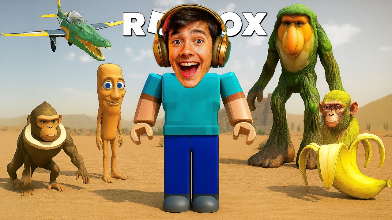 Playing BRAIN ROT GAME in Roblox! - YouTube