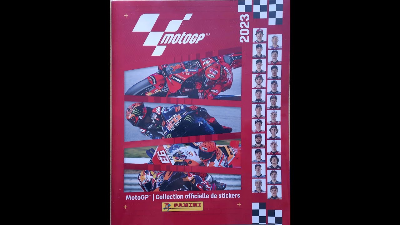 Panini COMPLETE Moto GP 2023 sticker album review. - YouTube