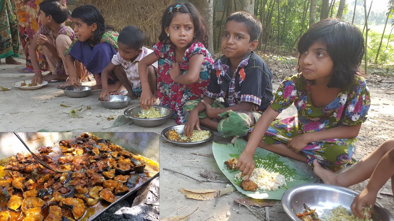50 KG Fish Cooking / Prepared By Villagers | Charity Foods Serve To 150 ...