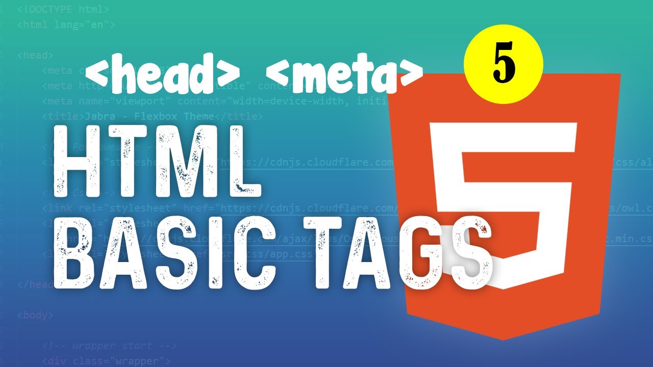 05 - Html Dersleri - Basic Tags & Temel Etiketler - YouTube