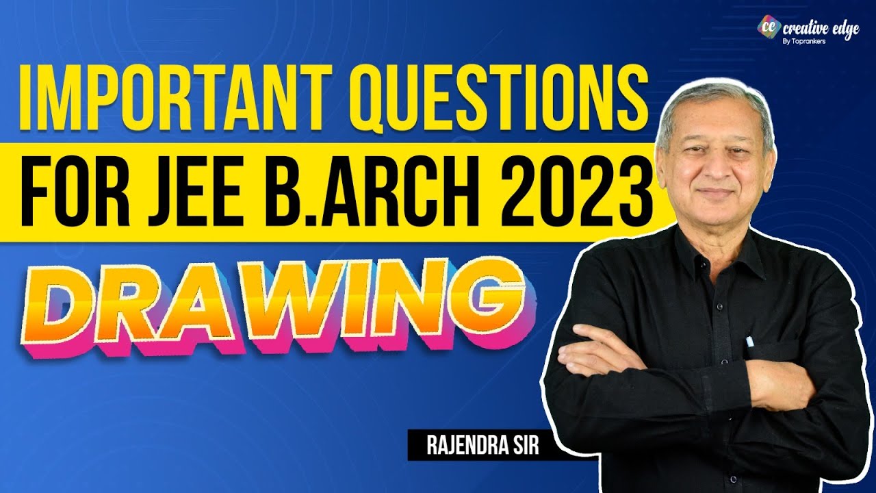 JEE B.Arch 2023 Preparation | Drawing Most Important Questions for JEE ...