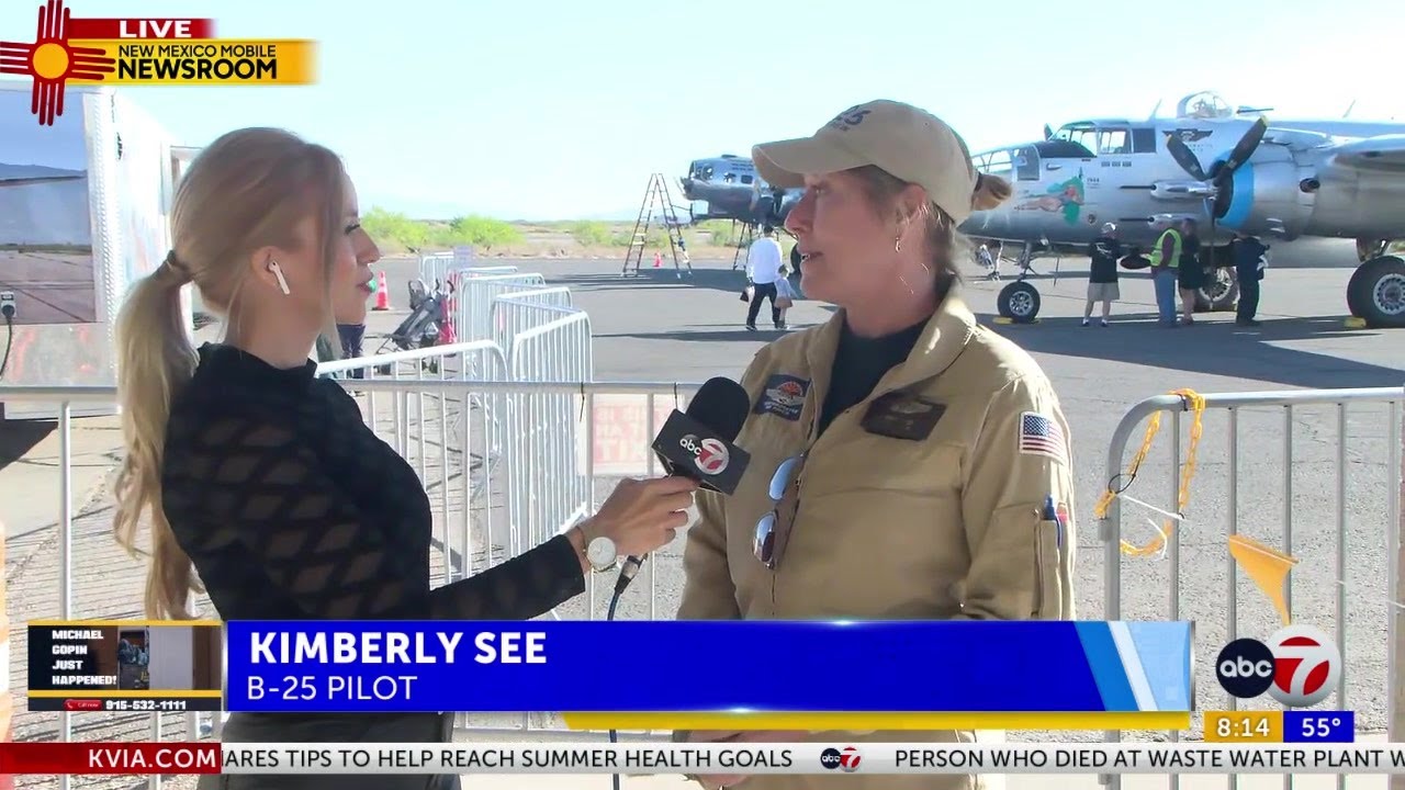 KIMBERLY SEE B-17 PILOT AT WAR EAGLES AIR MUSEUM - YouTube