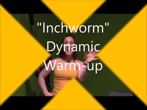 Inchworm Dynamic Warm up Exercise - YouTube