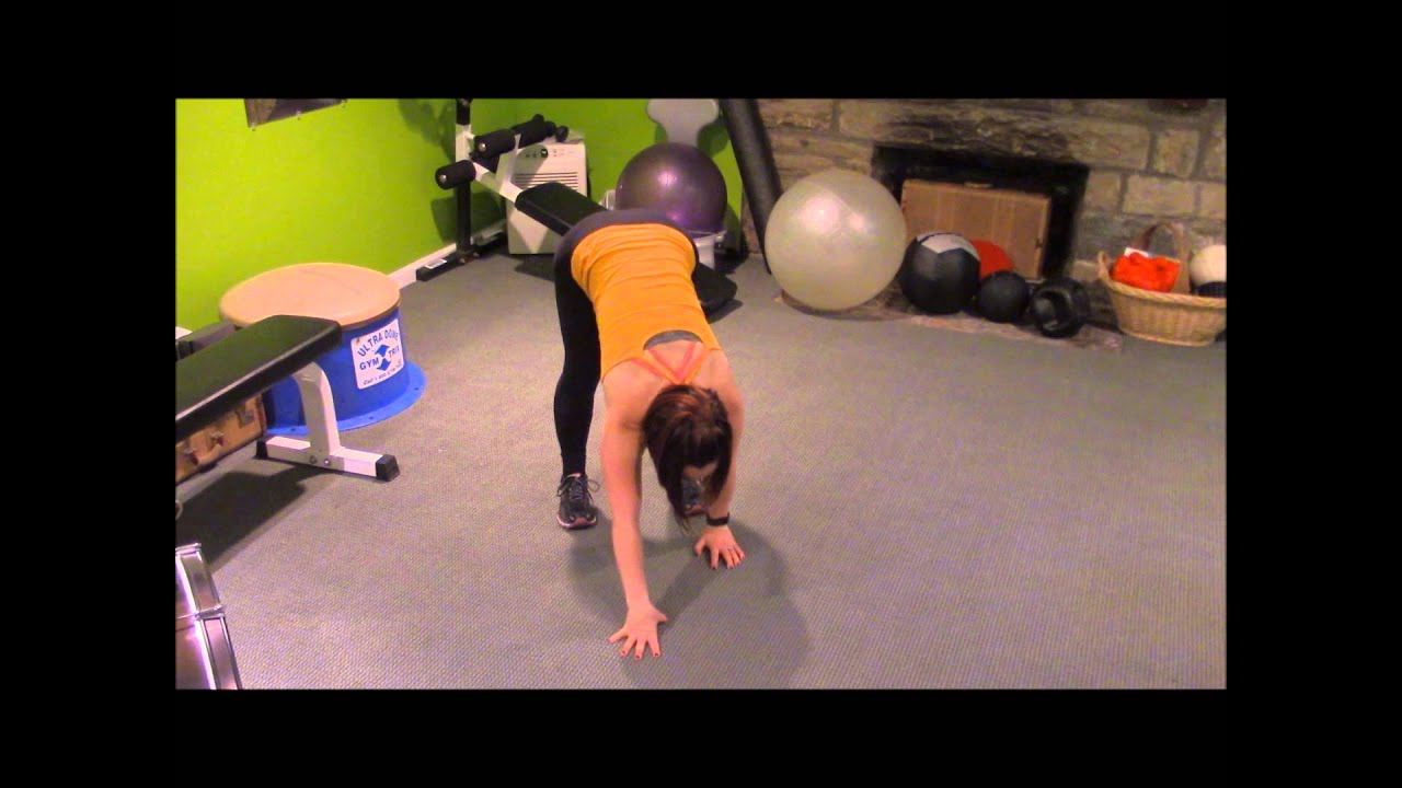 Inchworm Dynamic Warm up Exercise - YouTube