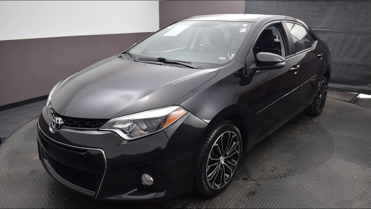 2016 Black Sand Pearl Toyota Corolla 4D Sedan #N7078A - YouTube