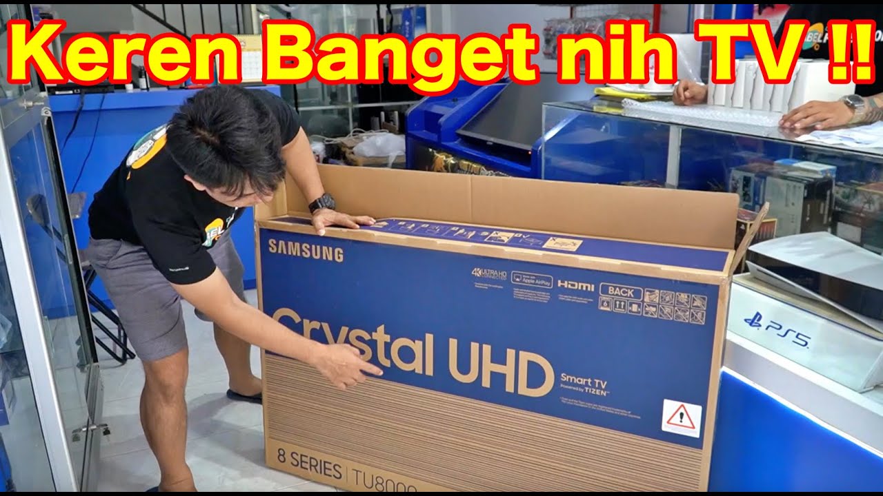 BELI TV SAMSUNG CRYSTAL UHD 4K TU8000 50" - YouTube