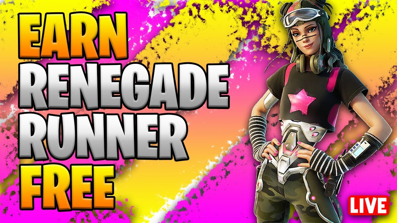How to Earn Renegade Runner Skin for FREE! 🔥 Fortnite Zero Build Cup 🔥 ...