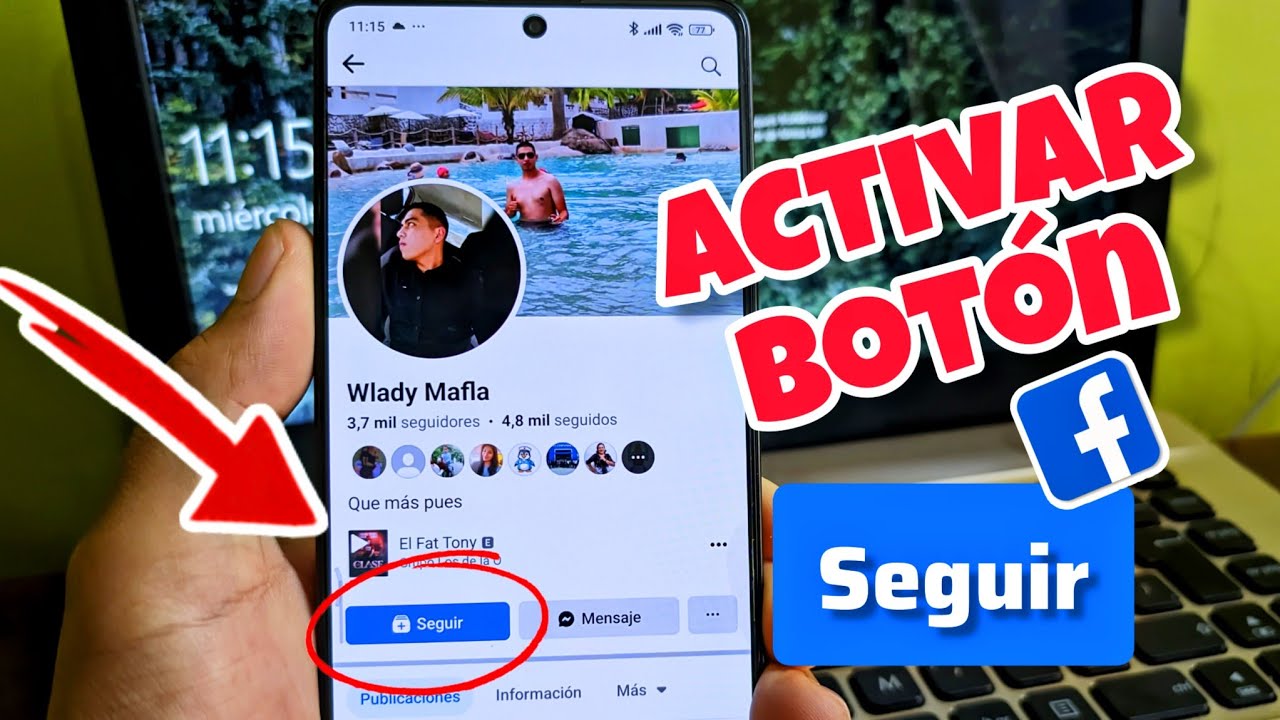 Cómo poner el botón seguir en Facebook y hacer que me sigan - YouTube