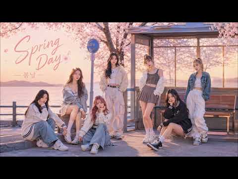 BTS 방탄소년단 'Spring Day' (봄날) | Girl Group Version | AI Cover ♪