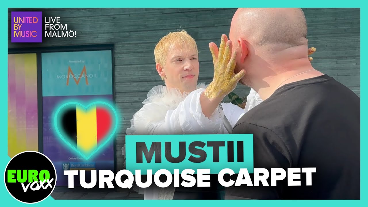 🇧🇪 MUSTII - 'BEFORE THE PARTY'S OVER' (TURQUOISE CARPET INTERVIEW ...