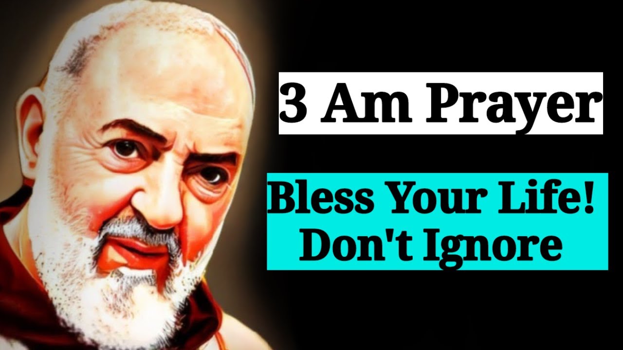 God Is Calling You To Bless Your Life! Don't Ignore | 3 am prayer🙏 - YouTube