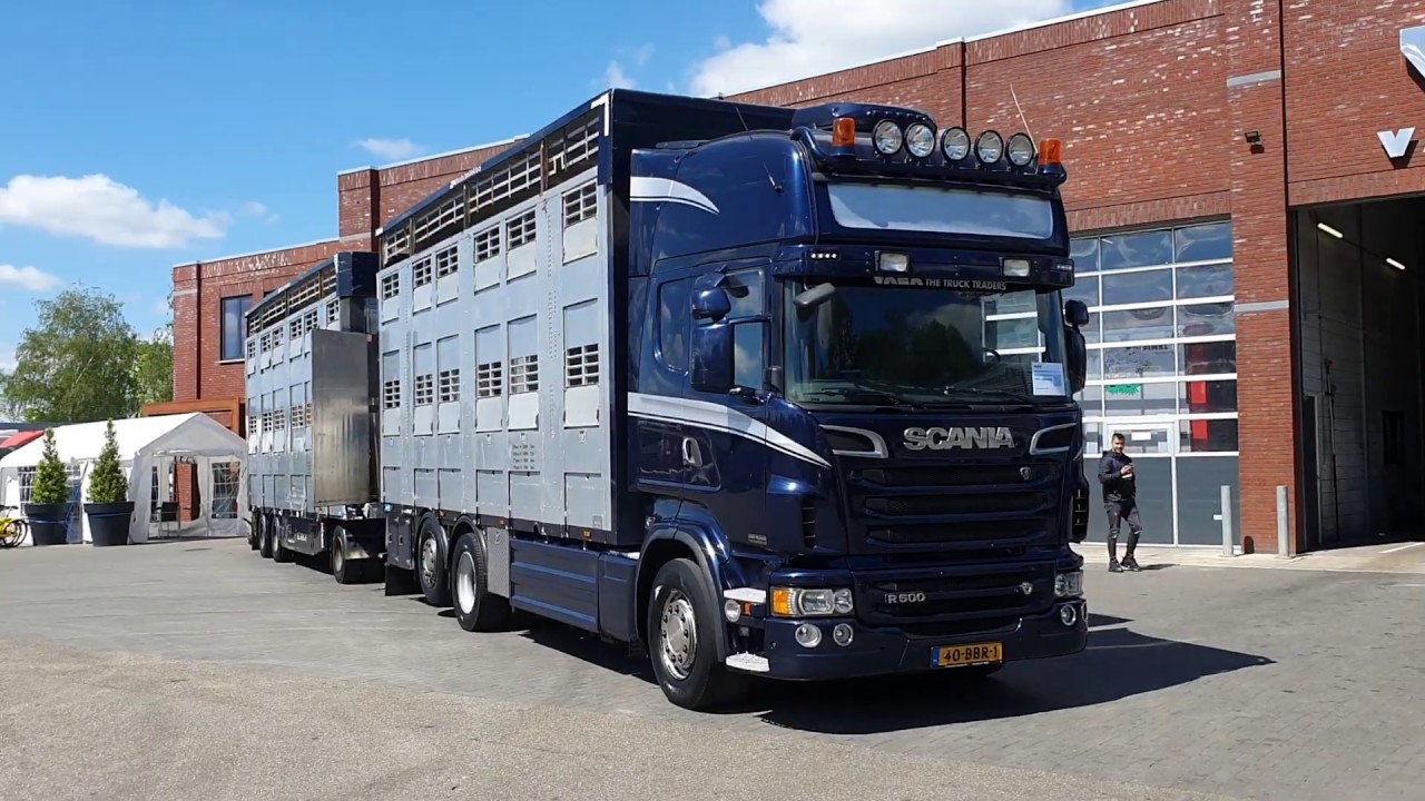 VAEX - Scania R500 Livestock + trailer For Sale - YouTube