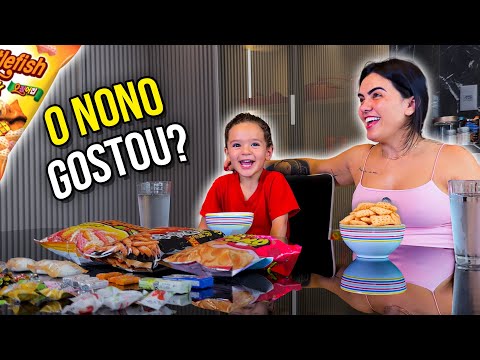 EXPERIMENTANDO DOCES COREANOS COM O NONO