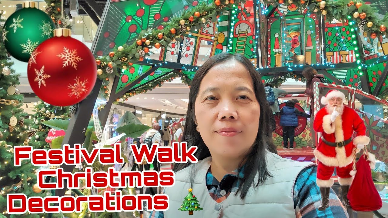 Festival Walk Christmas Decorations - YouTube