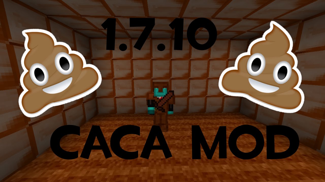 UNA MIERDA DE MOD | Poop mod | Minecraft 1.7.10 - YouTube