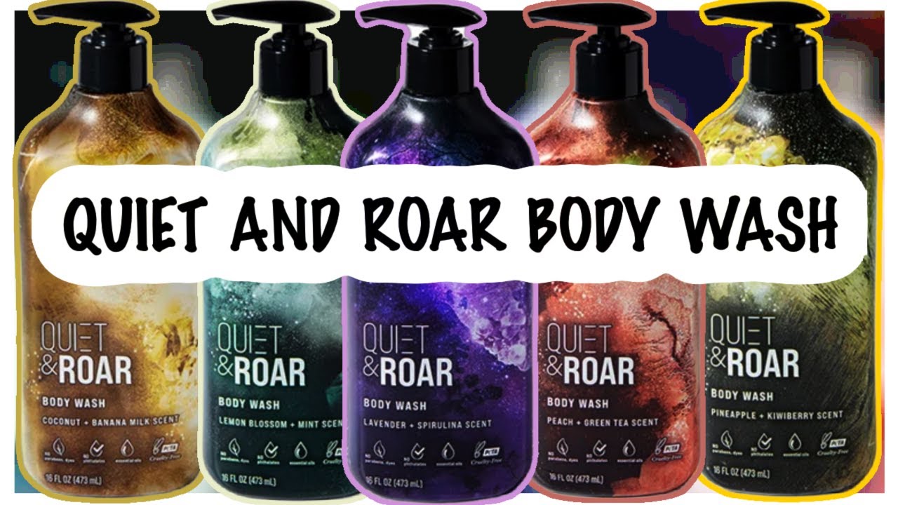 QUIET AND ROAR BODY WASH COLLECTION REVIEW || TARGET BODY CARE FINDS ...