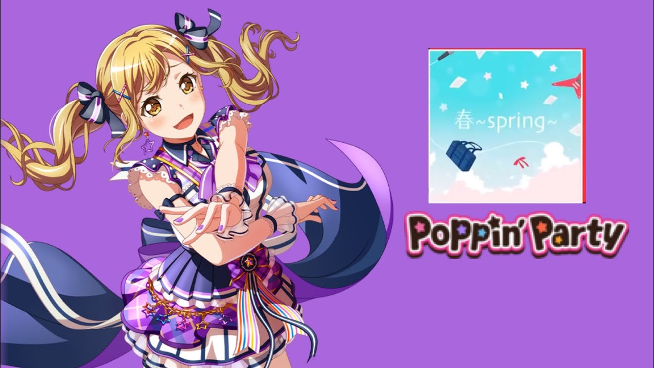 BanG Dream! Poppin Party Haru ~spring~ [Expert] [春〜spring〜] - YouTube
