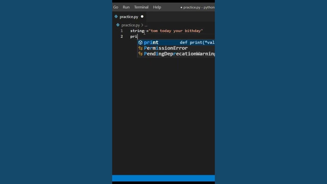 How To Print A String Variable Python Python3 Learnpython Coding Youtube 5921