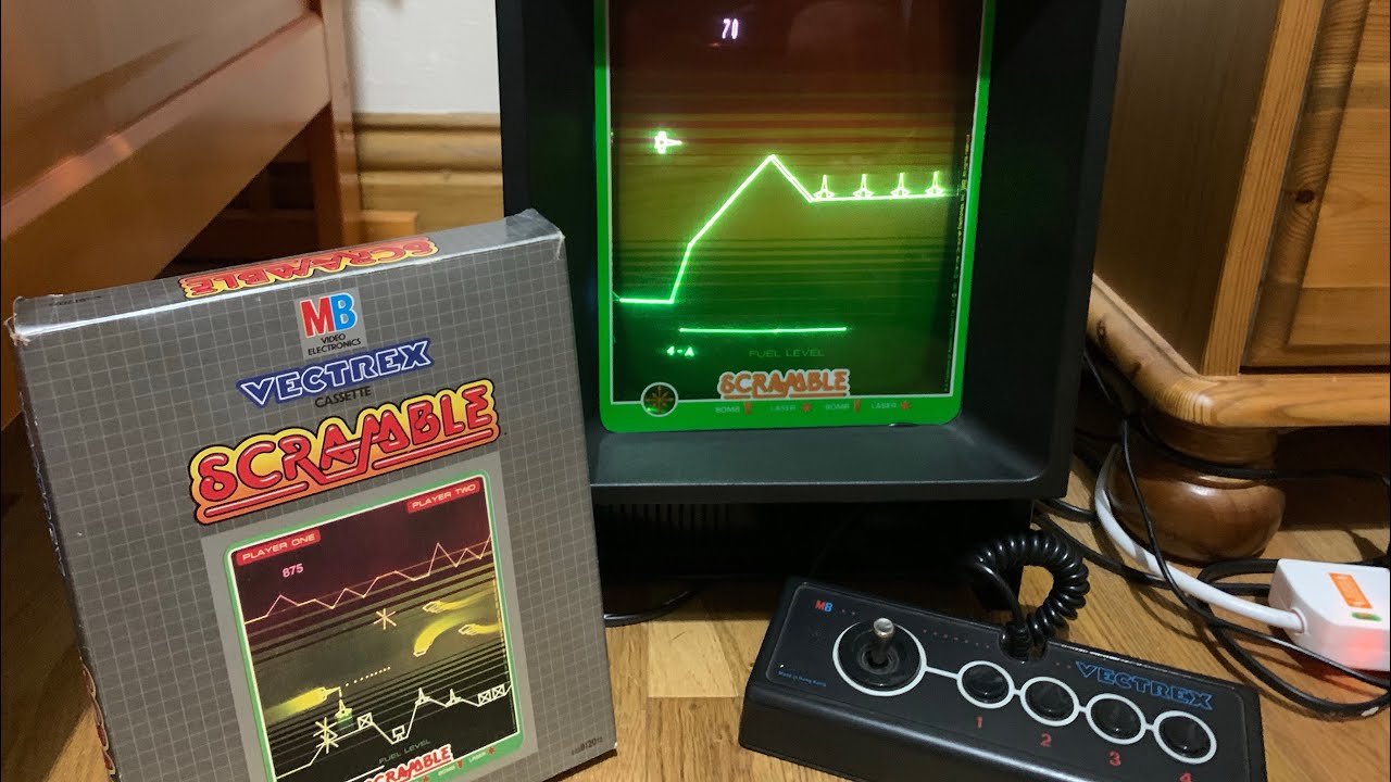 Scramble For The Vectrex Overview - YouTube