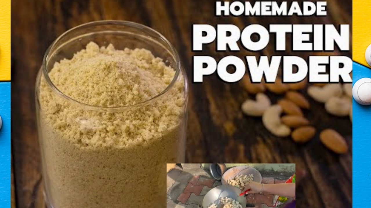 Homemade Protein Powder | Natural & Healthy Protein Mix at Home | 100% ...