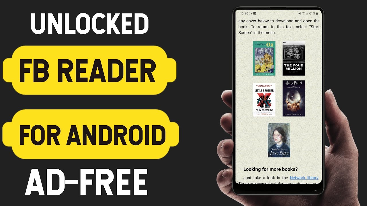 Best Free Favorite Book READER App for Android - YouTube