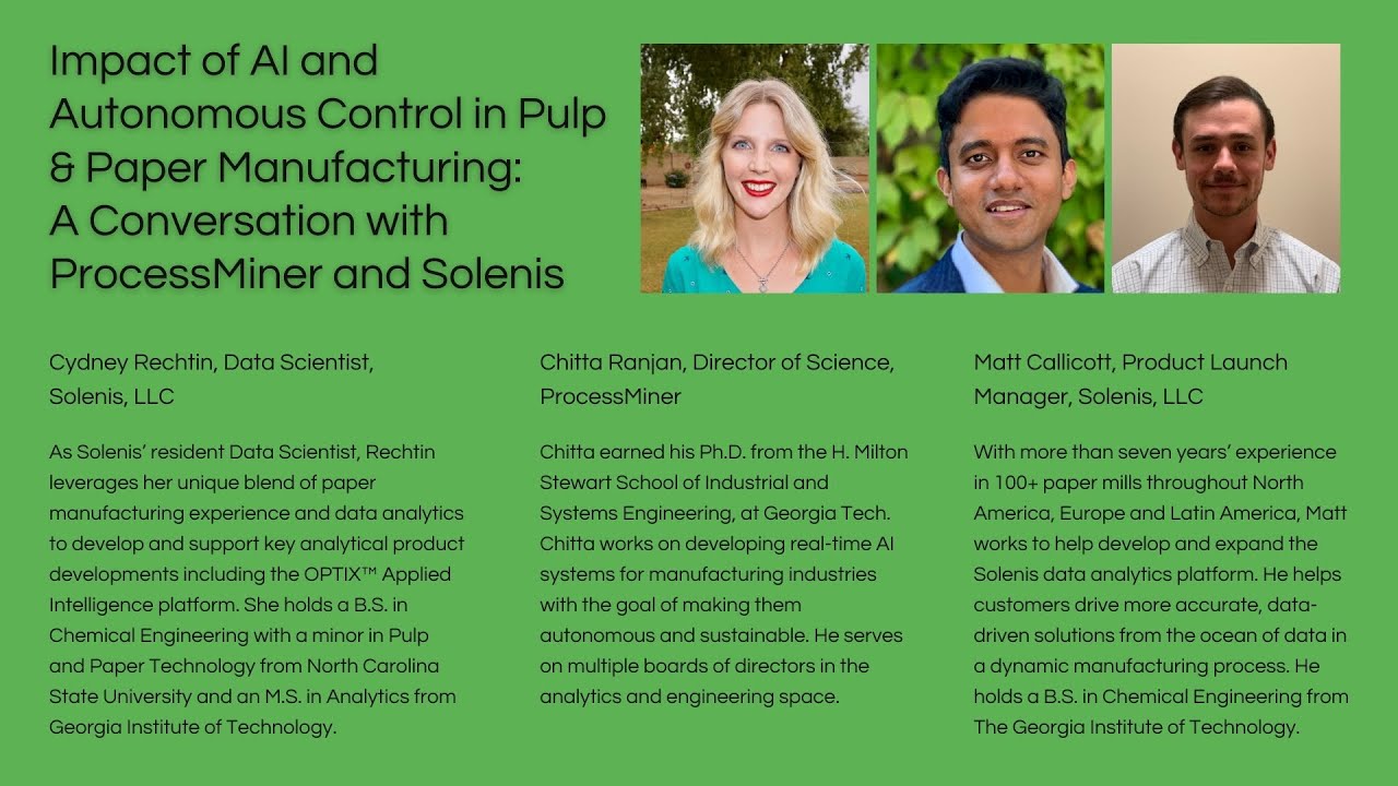 ProcessMiner University: Impact of AI and Autonomous Control in Pulp & Paper Manufacturing - YouTube