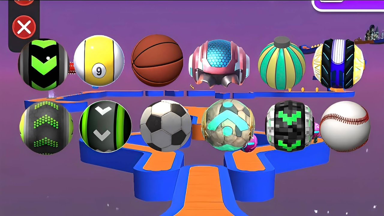 Going Ball Vs Rolling Ball Gameplay 1 Ball Win Challenge Balls Race ...