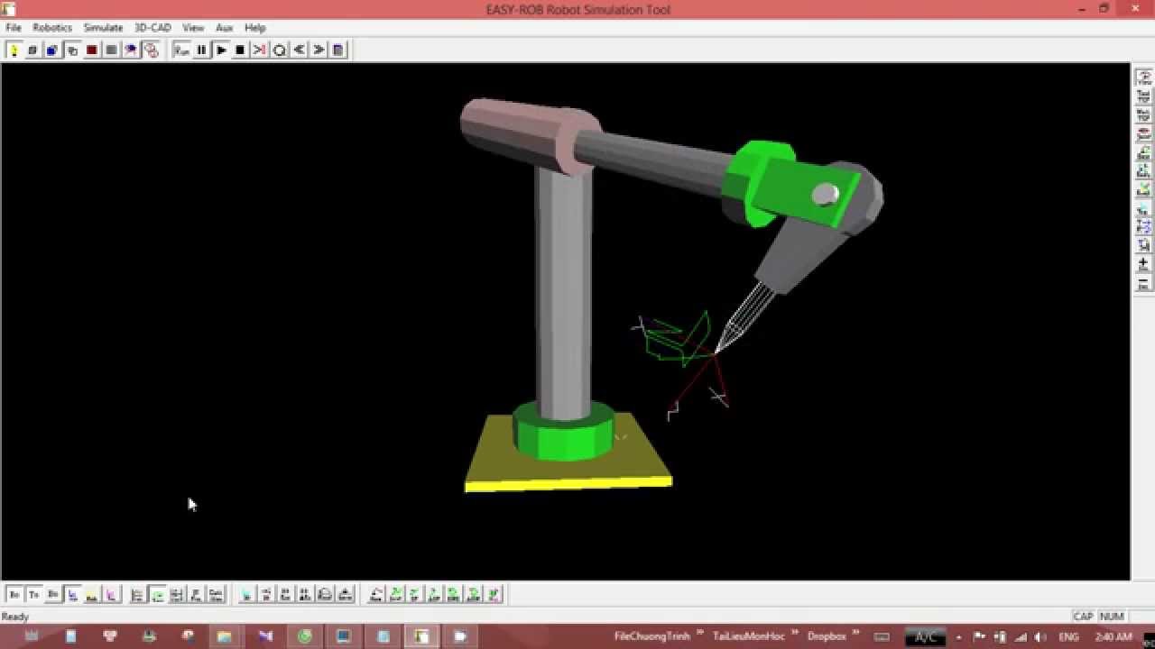 Robot tọa độ cầu. - YouTube