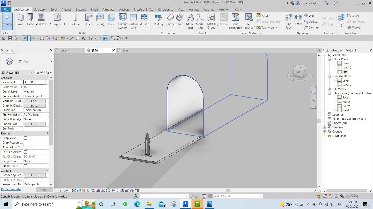 Revit Mass Modeling Exercise 107 - YouTube